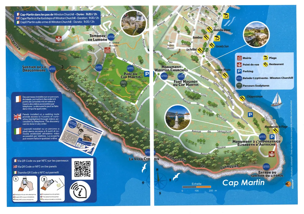 Balades C@ptivantes dans les pas de Winston Churchill au Cap-Martin ...