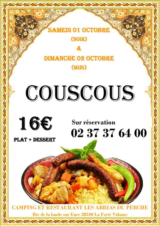 Soirée couscous - La Ferté-Vidame | Parc Naturel Régional du Perche