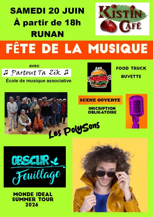 Fête de la musique - Runan | Office de Tourisme de Guingamp - Baie de ...
