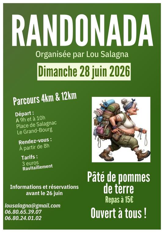 Randonada (Le Grand-bourg) | Tourisme Creuse Limousin