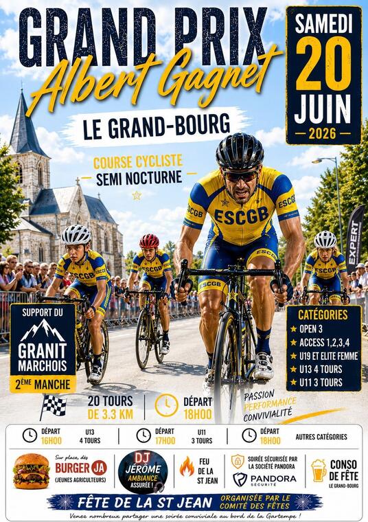 Grand Prix Albert GAGNET (Le Grand-bourg) | Tourisme Creuse Limousin