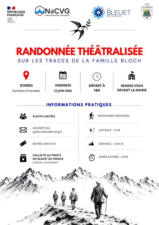 RANDONNÉE THÉATRALISÉE SUR LES TRACES DE LA FAMILLE BLOCH - Dorres ...