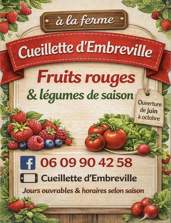 Cueillette d’Embreville (Embreville) | Destination LE TREPORT - MERS