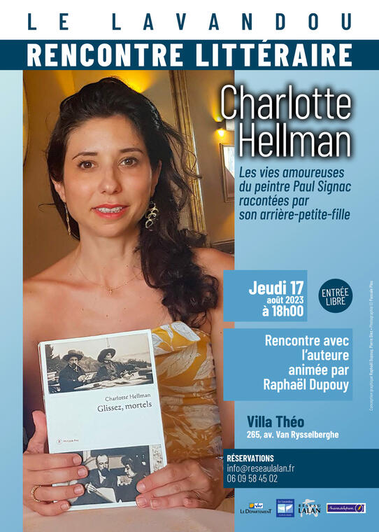 Rencontre littéraire à la Villa Théo avec Charlotte Hellman (Le ...