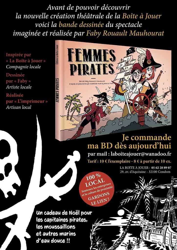 Bd Femmes Pirates De La BoÎte À Jouer Bande Dessinée Condom