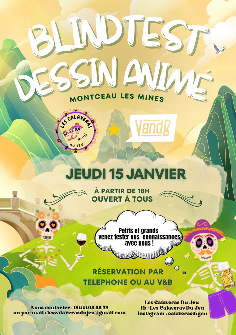 Blind Test Dessins Animés (Montceau-les-Mines) | Creusot Montceau ...