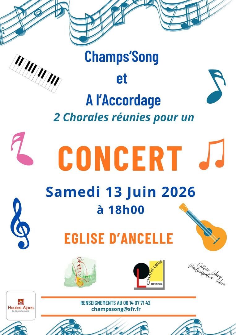Concert chorale Champ’Song (Ancelle)