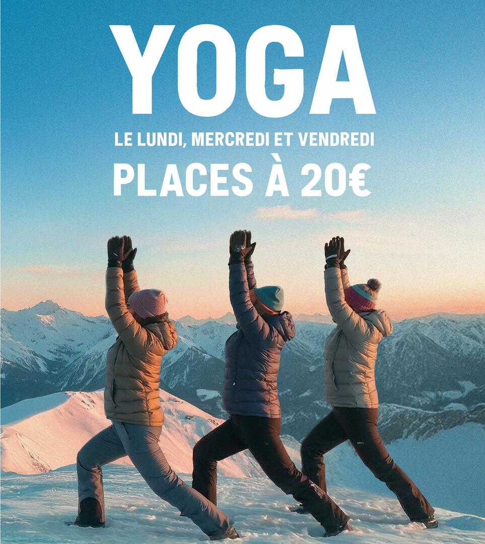 Séance de Yoga – Golden Zone (Les Deux Alpes) | Ski resort Alps : Les 2 ...