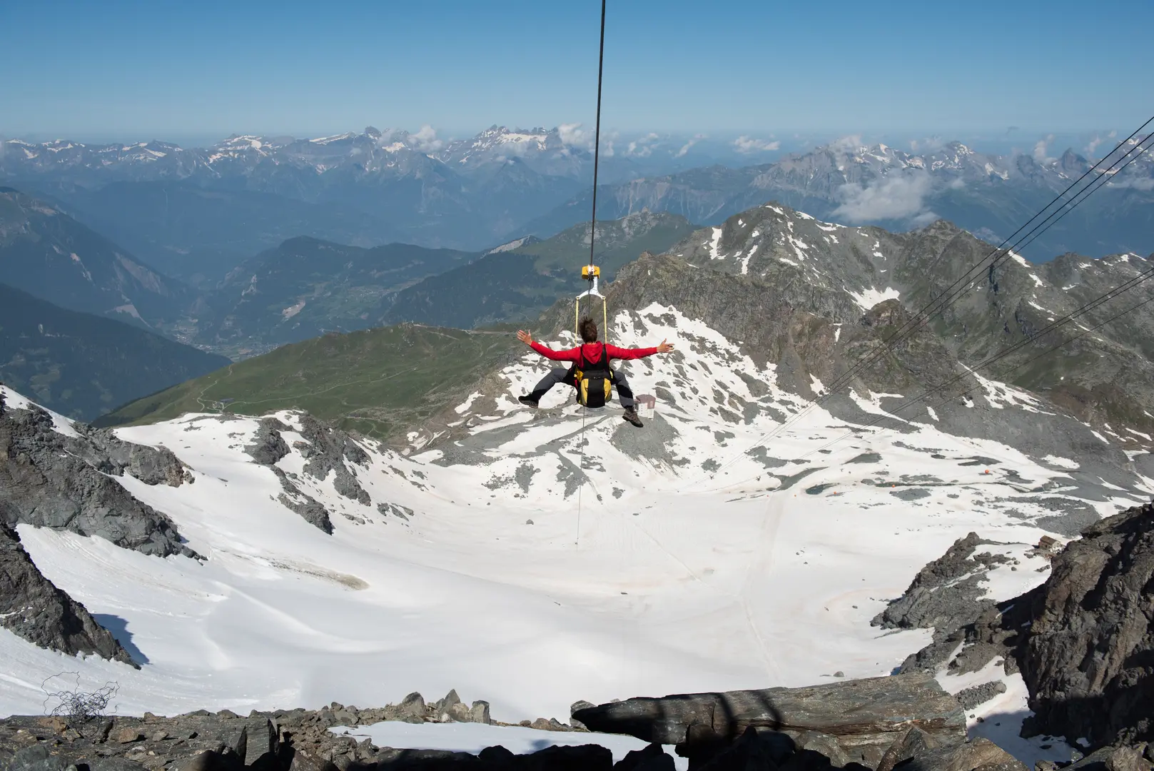 Tyrolienne du Mont-Fort (Verbier) | Verbier - Val de Bagnes | Office du ...