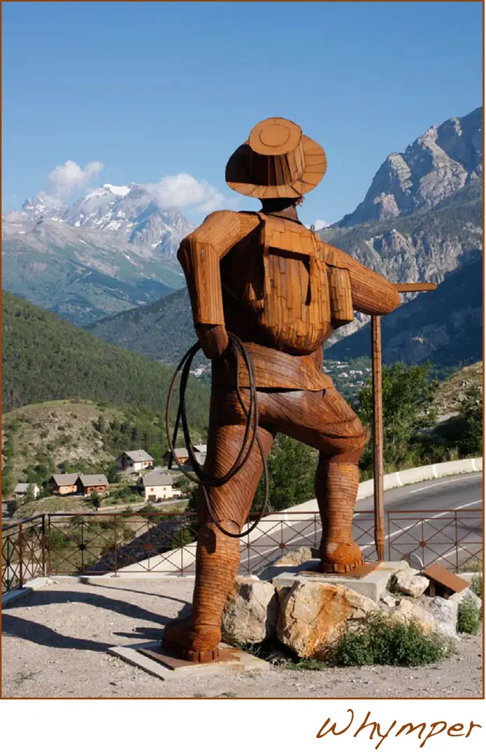 Statue d’Edward Whymper (L’ Argentière-la-Bessée) | Provence-Alpes-Côte ...