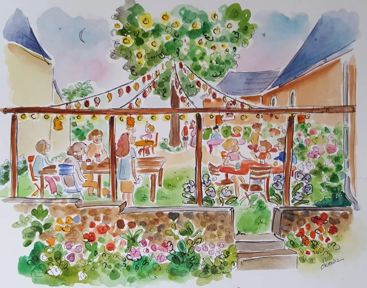 Guinguette « Au coin de la rue » (Blandouet-Saint Jean) | Portail du ...