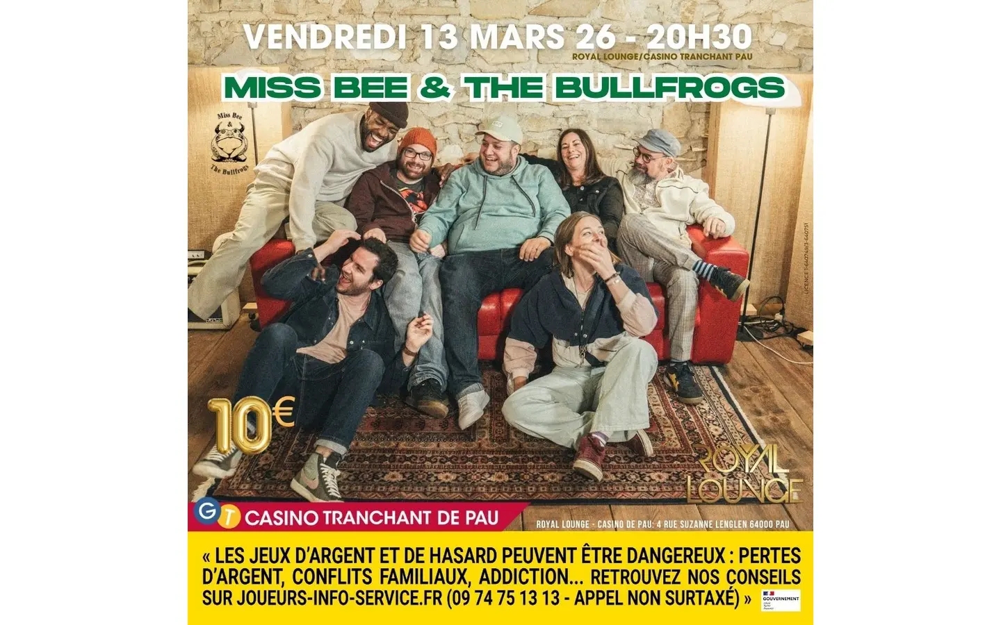 MISS BEE & THE BULLFROGS (Pau) | Pau Pyrénées Tourisme