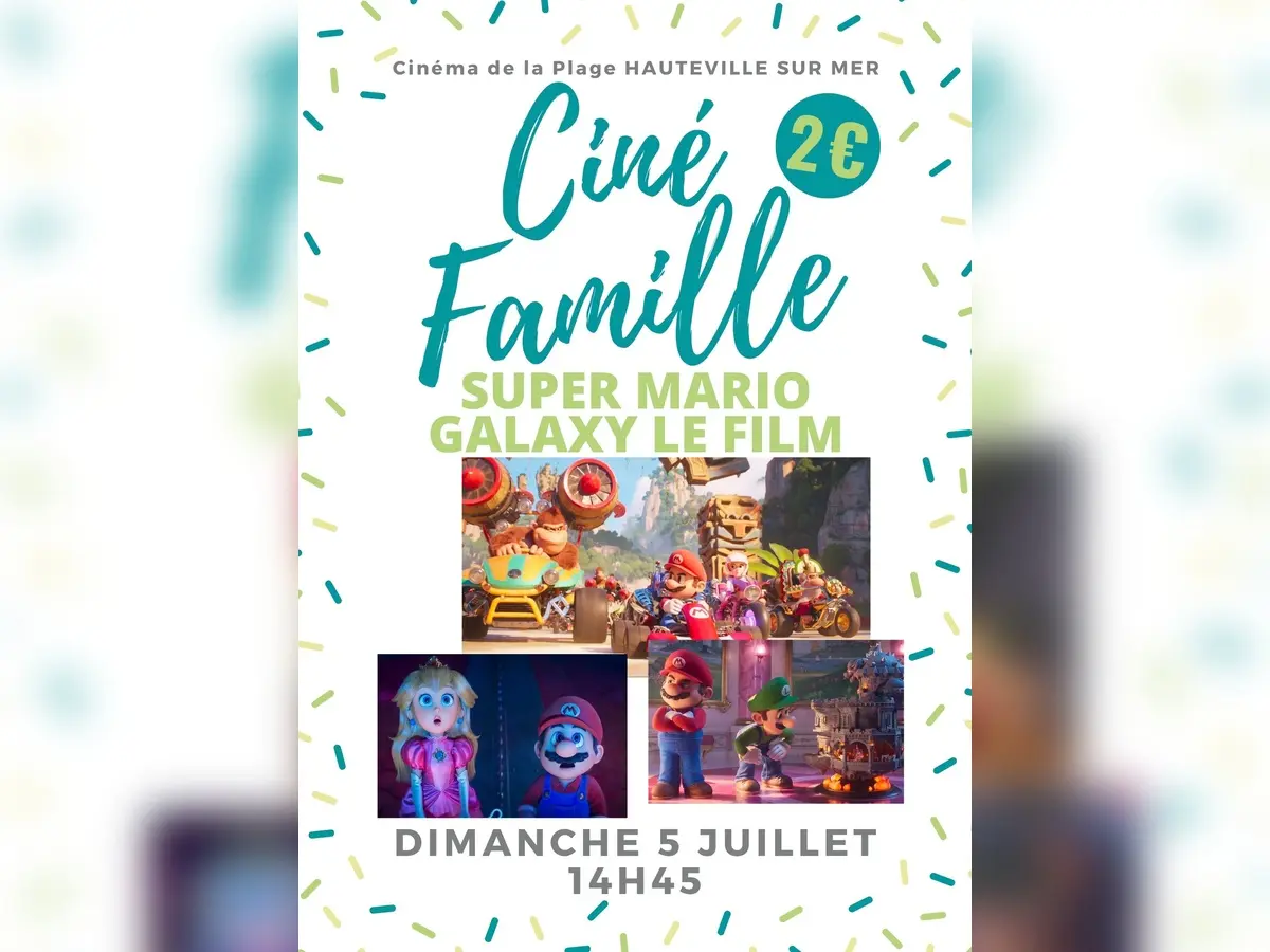 Ciné famille « Super Mario Galaxy, le film » (Hauteville-sur-Mer ...