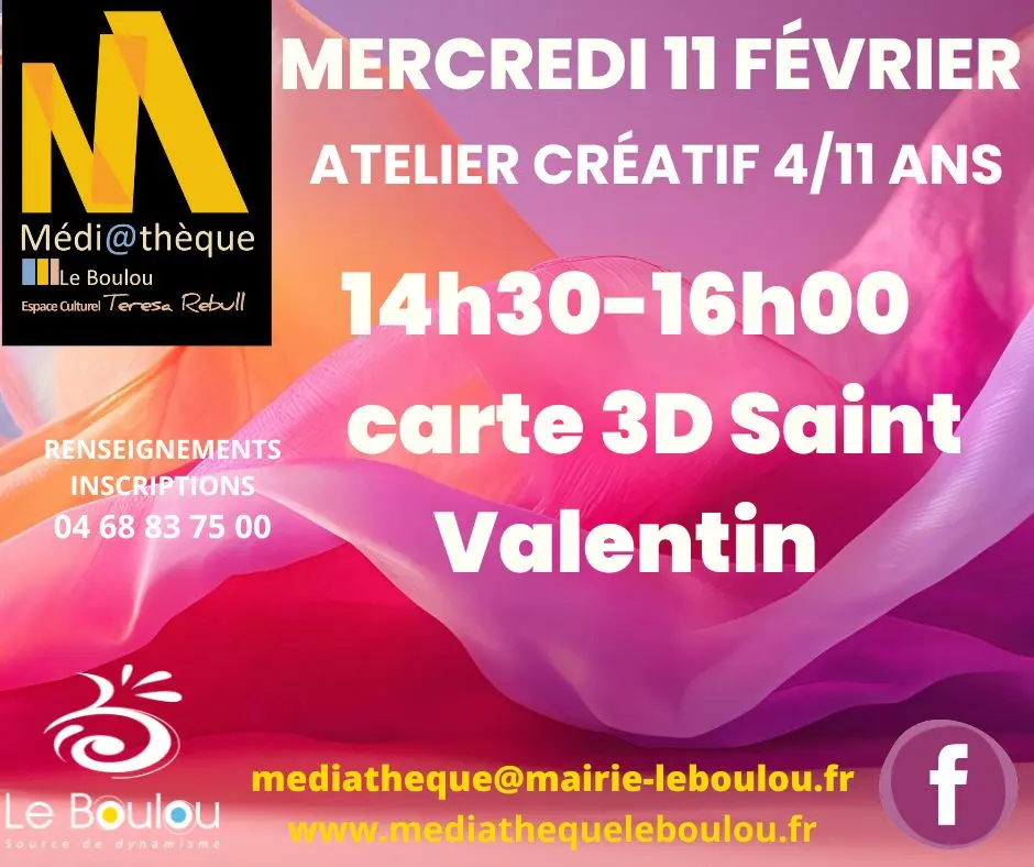 CARTE 3D SAINT VALENTIN (Le Boulou) | Vallespir Tourisme