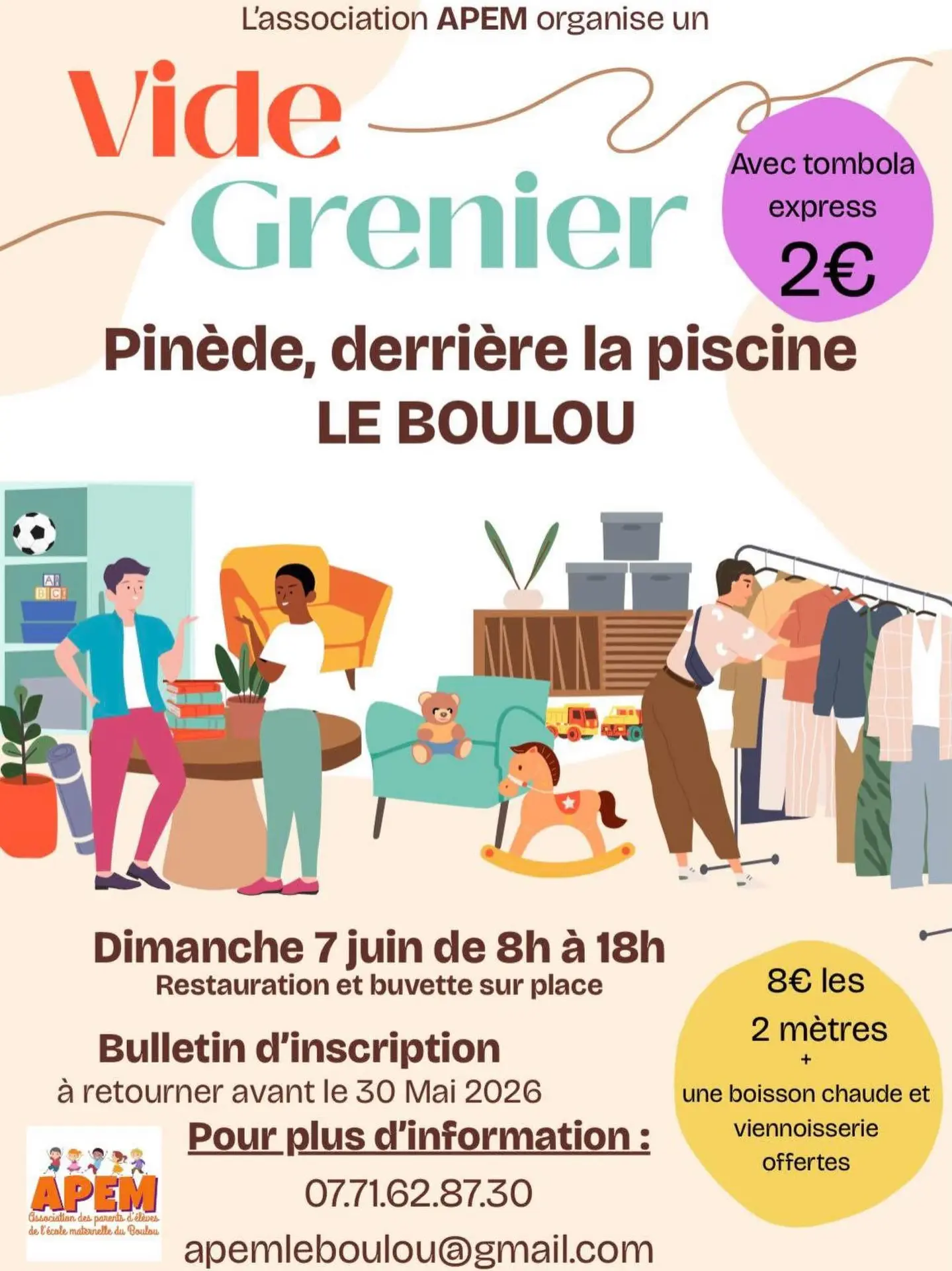 VIDE GRENIER – APEM (Le Boulou) | Official website of the tourist ...