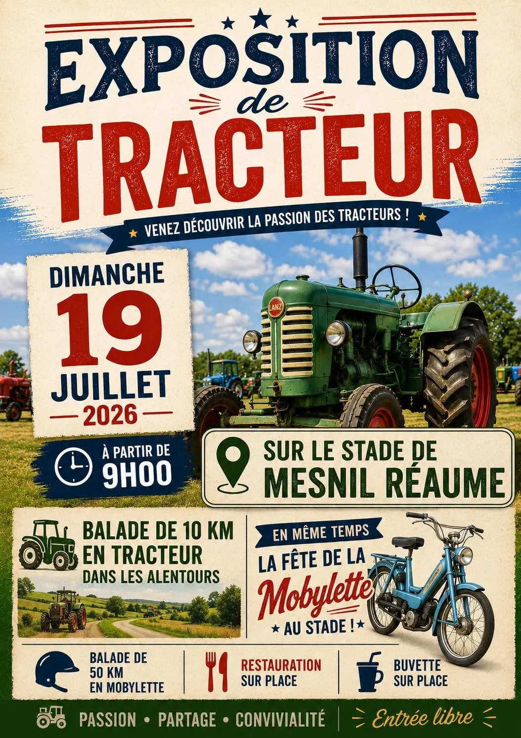 Exposition de tracteurs (Le Mesnil-Réaume)