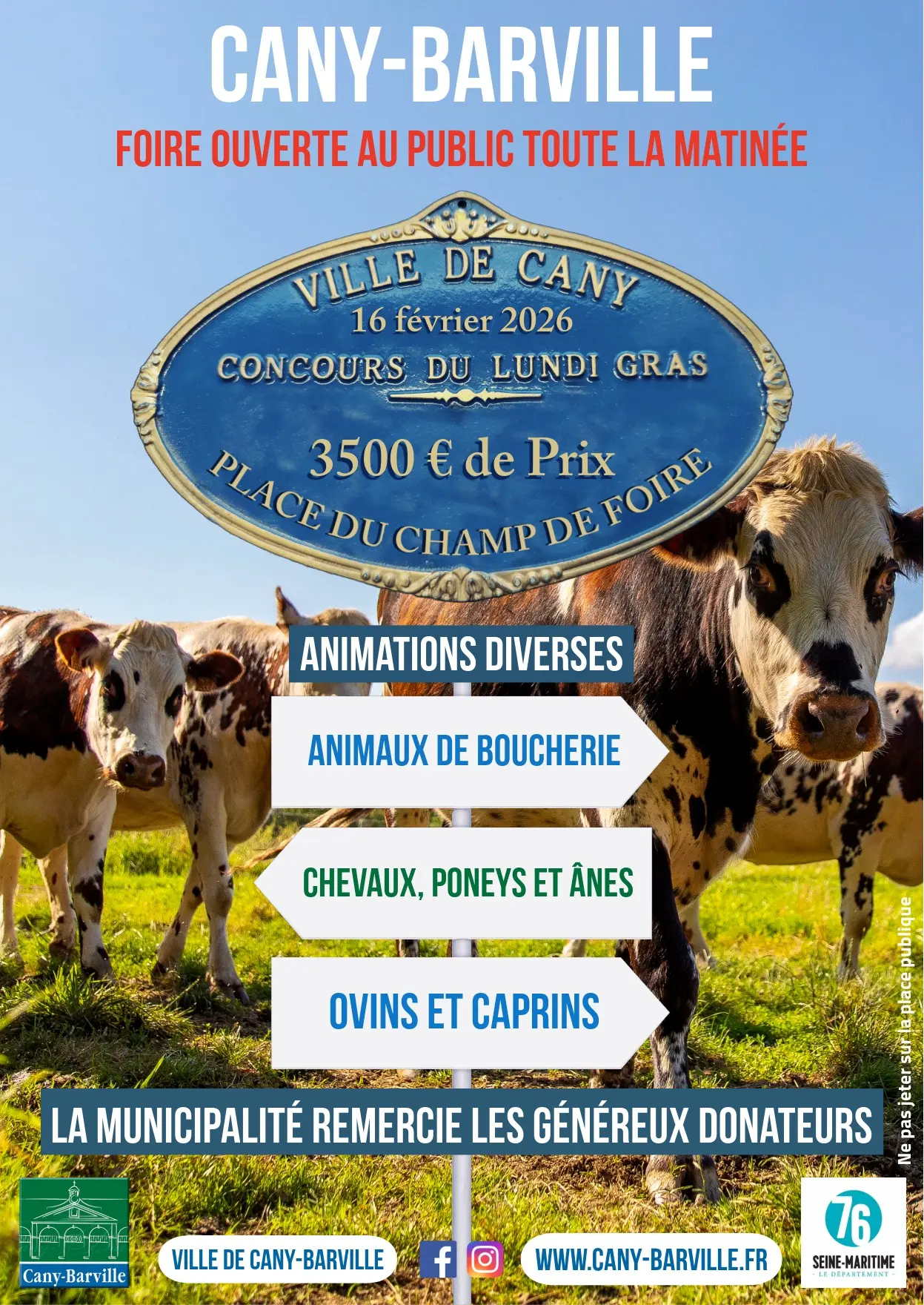 Foire du Lundi Gras – Concours agricole (Cany-Barville)