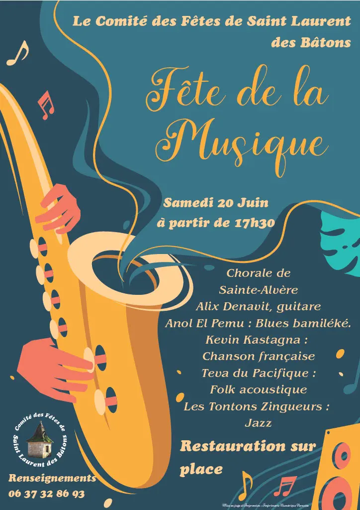 Fête de la musique (Saint-laurent-des-bÂtons, Val de Louyre et Caudeau ...
