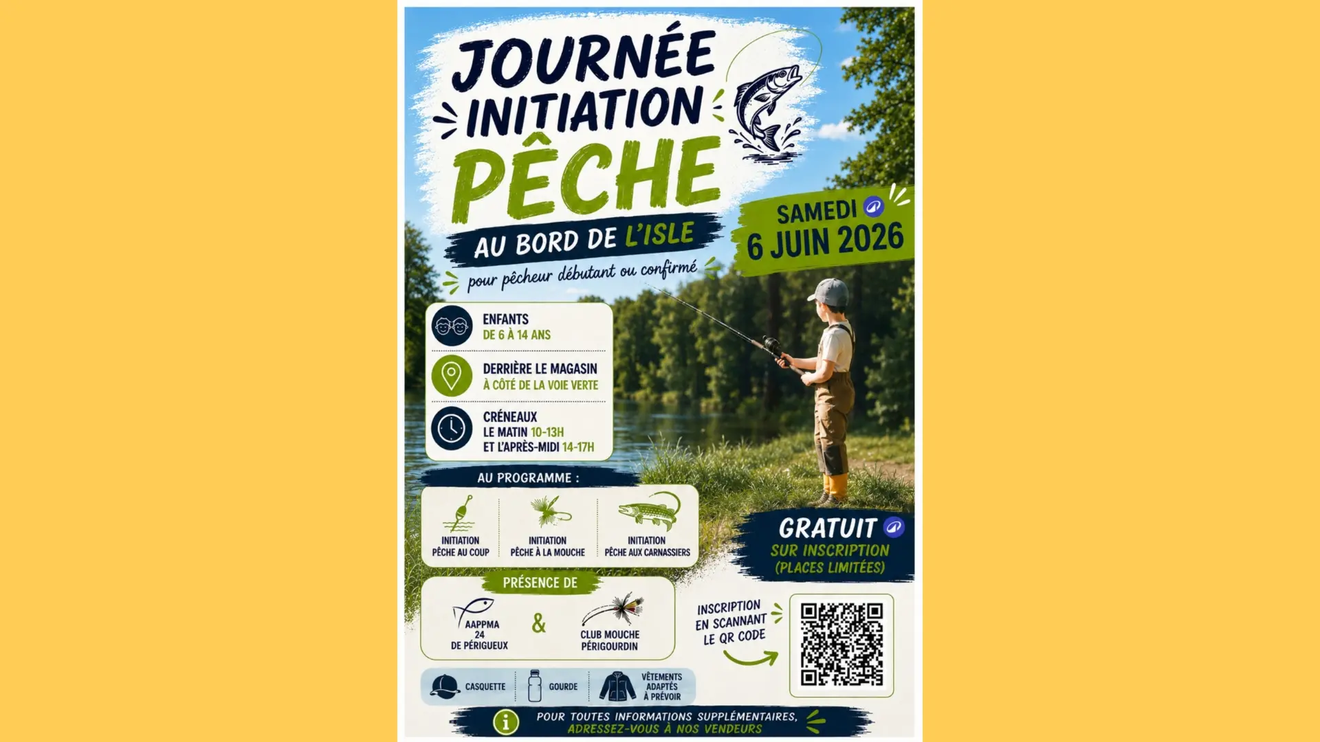 Journée Initation : Pêche (Boulazac, Boulazac Isle Manoire) | Dordogne ...