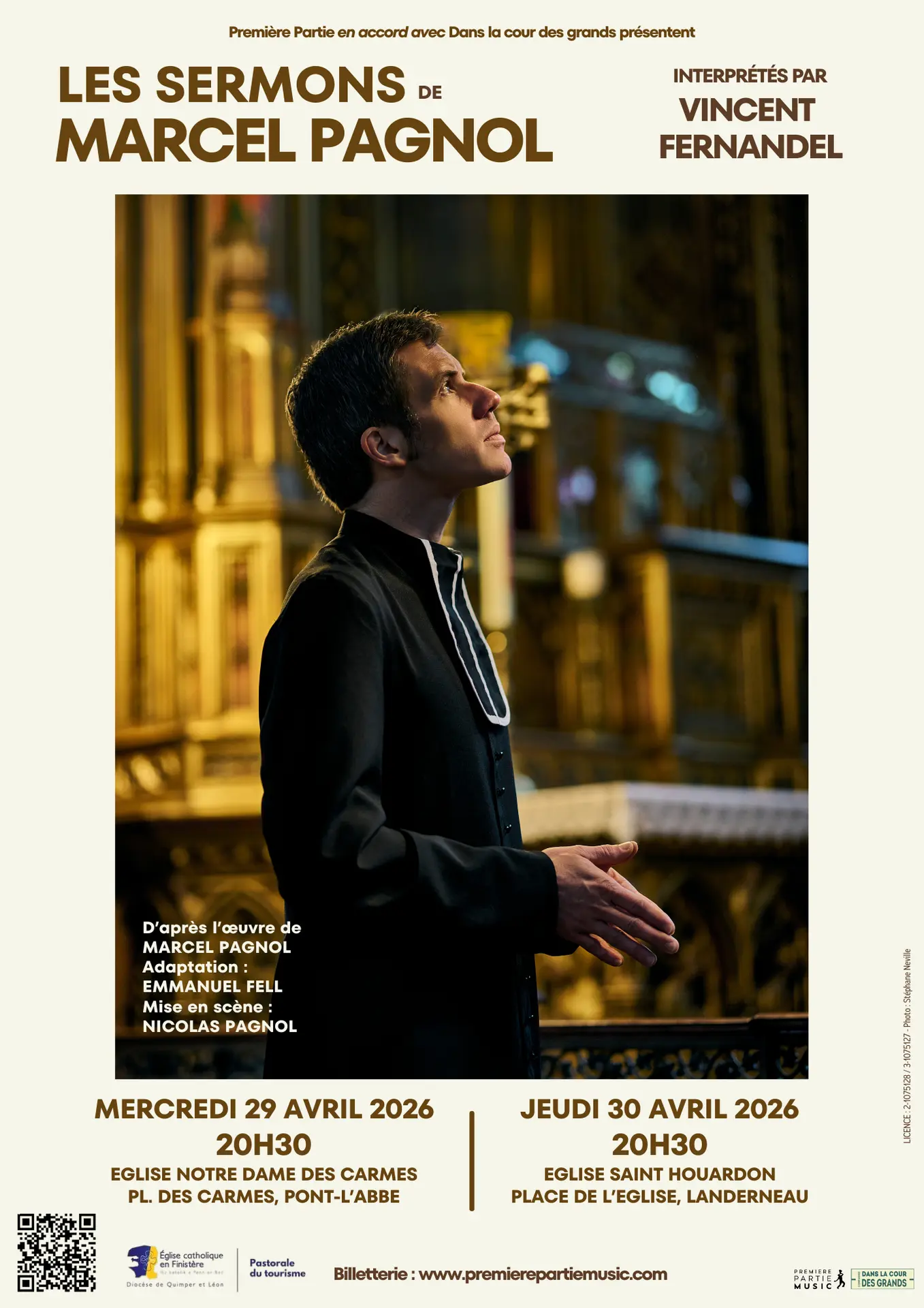 Spectacle – Les sermons de Marcel Pagnol (Pont-l’Abbé) | Bénodet