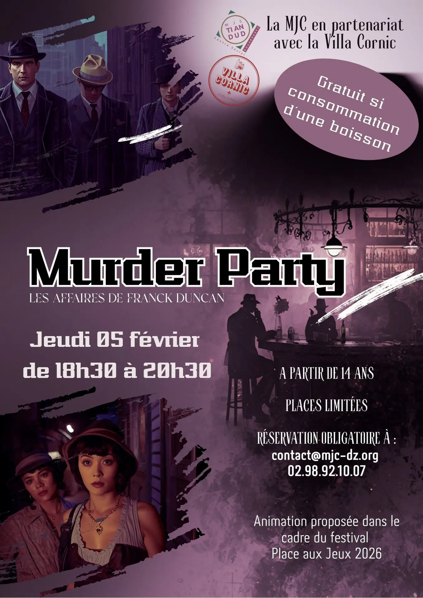 Jeu – Murder Party (Douarnenez) | Bénodet