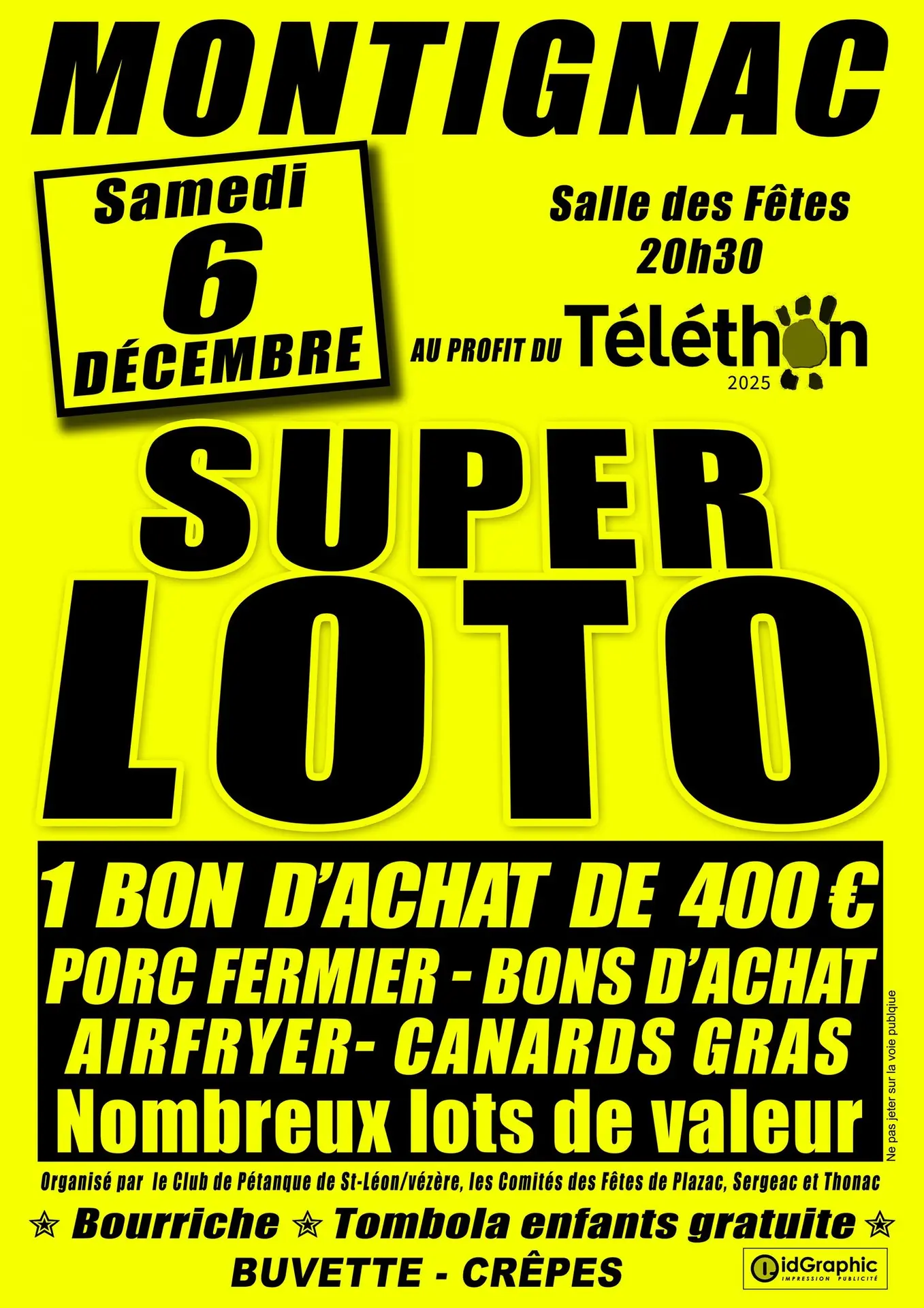 Super loto (Montignac, Montignac-Lascaux) | Dordogne Périgord Tourisme