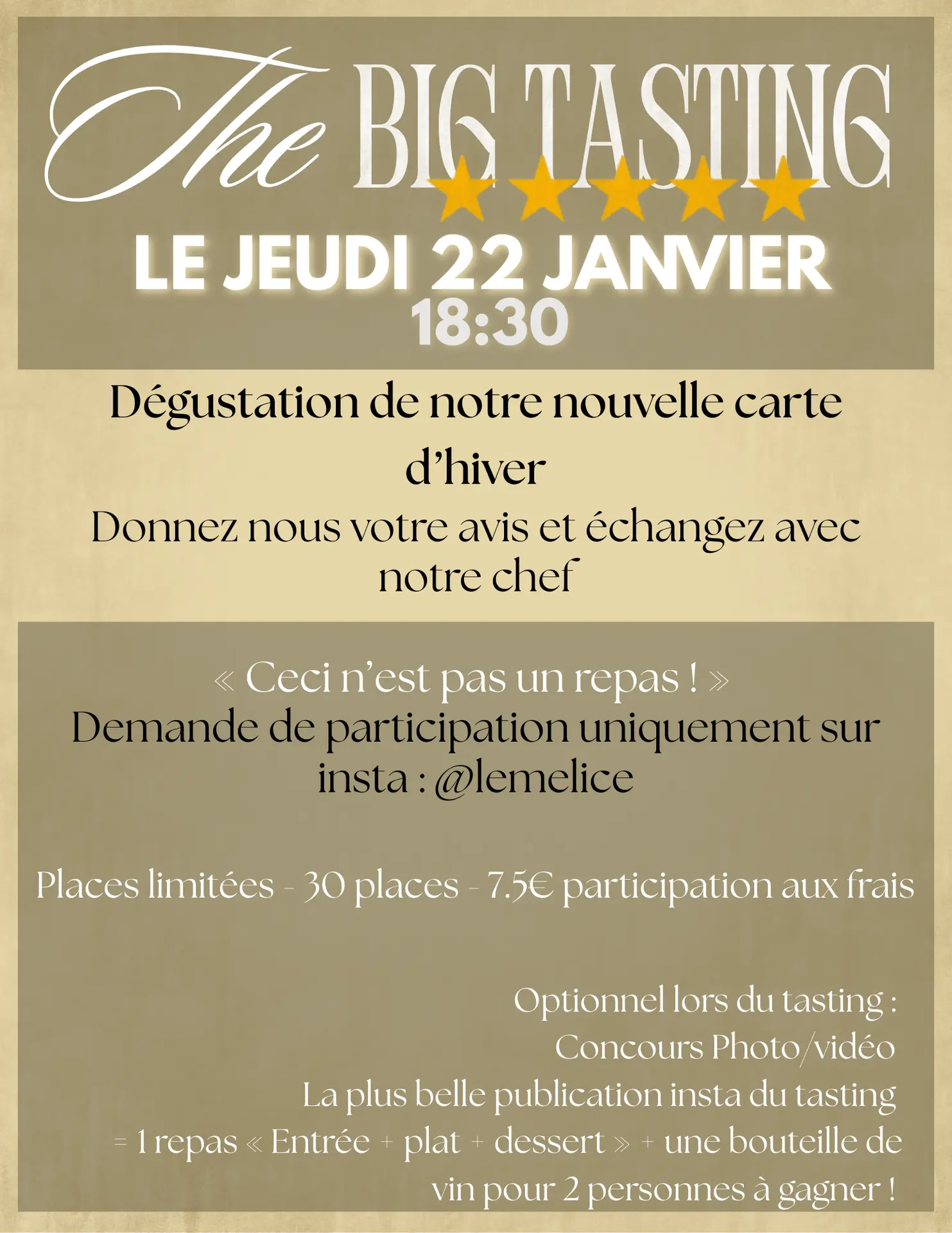 BIG TASTING LE MÉLICE (Montpellier) | Montpellier Turismo