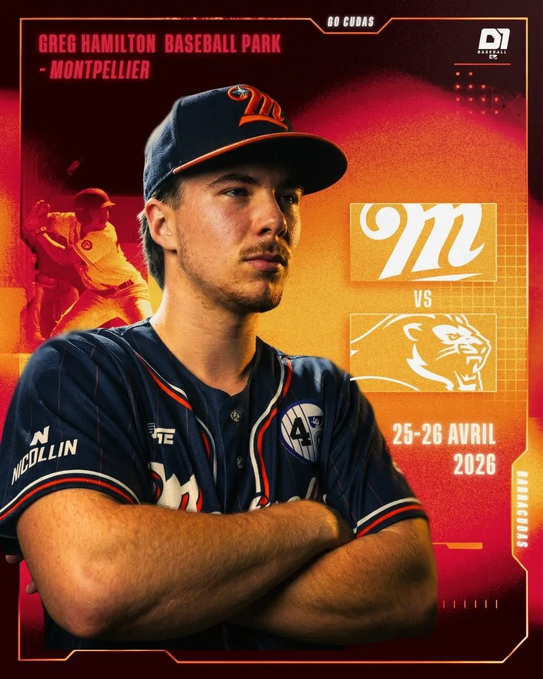 BARRACUDAS VS SAVIGNY (BASEBALL D1) (Montpellier) | Montpellier Tourism