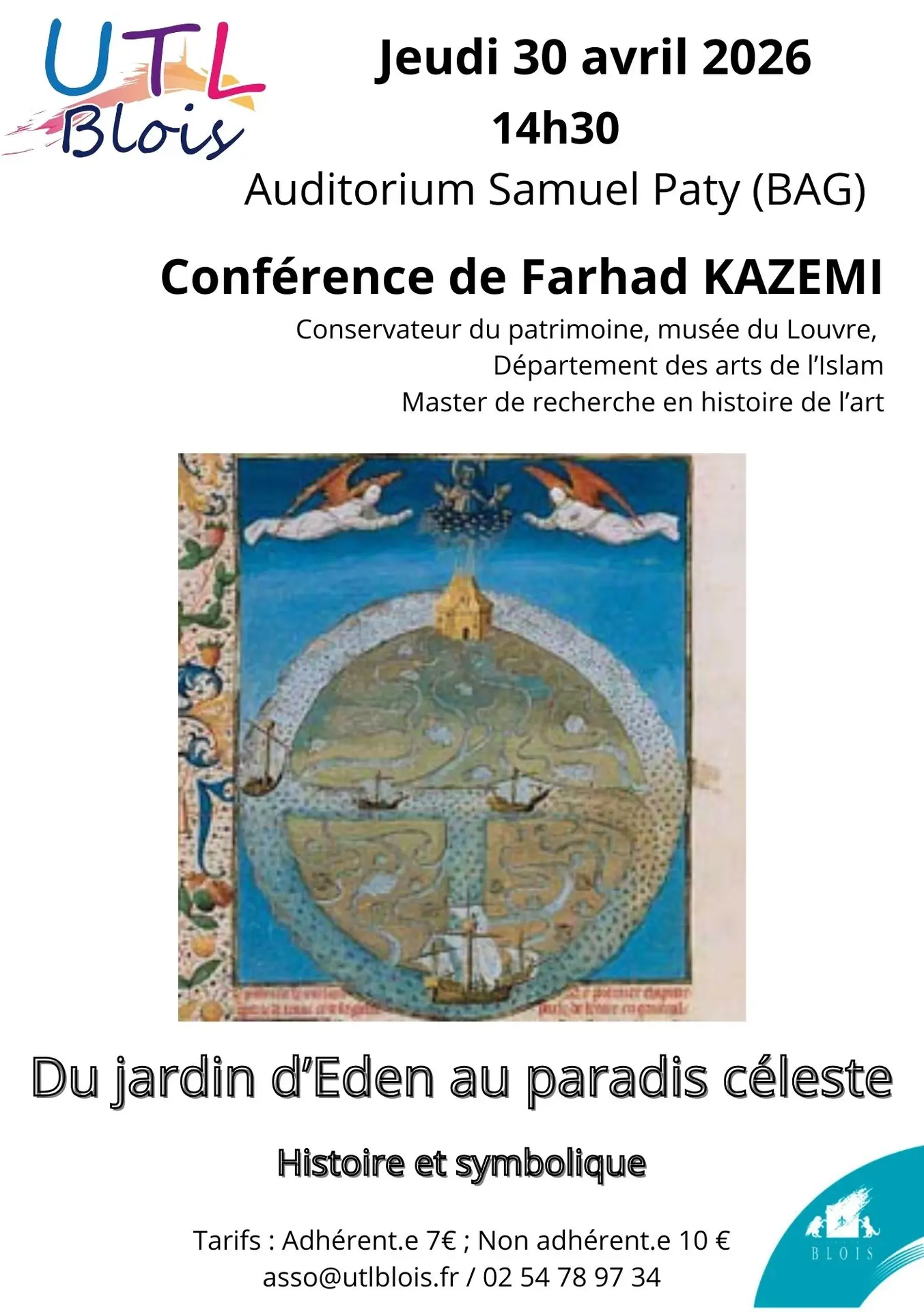 Conférence : Du jardin d’Eden au paradis Céleste (Blois) | Blois ...