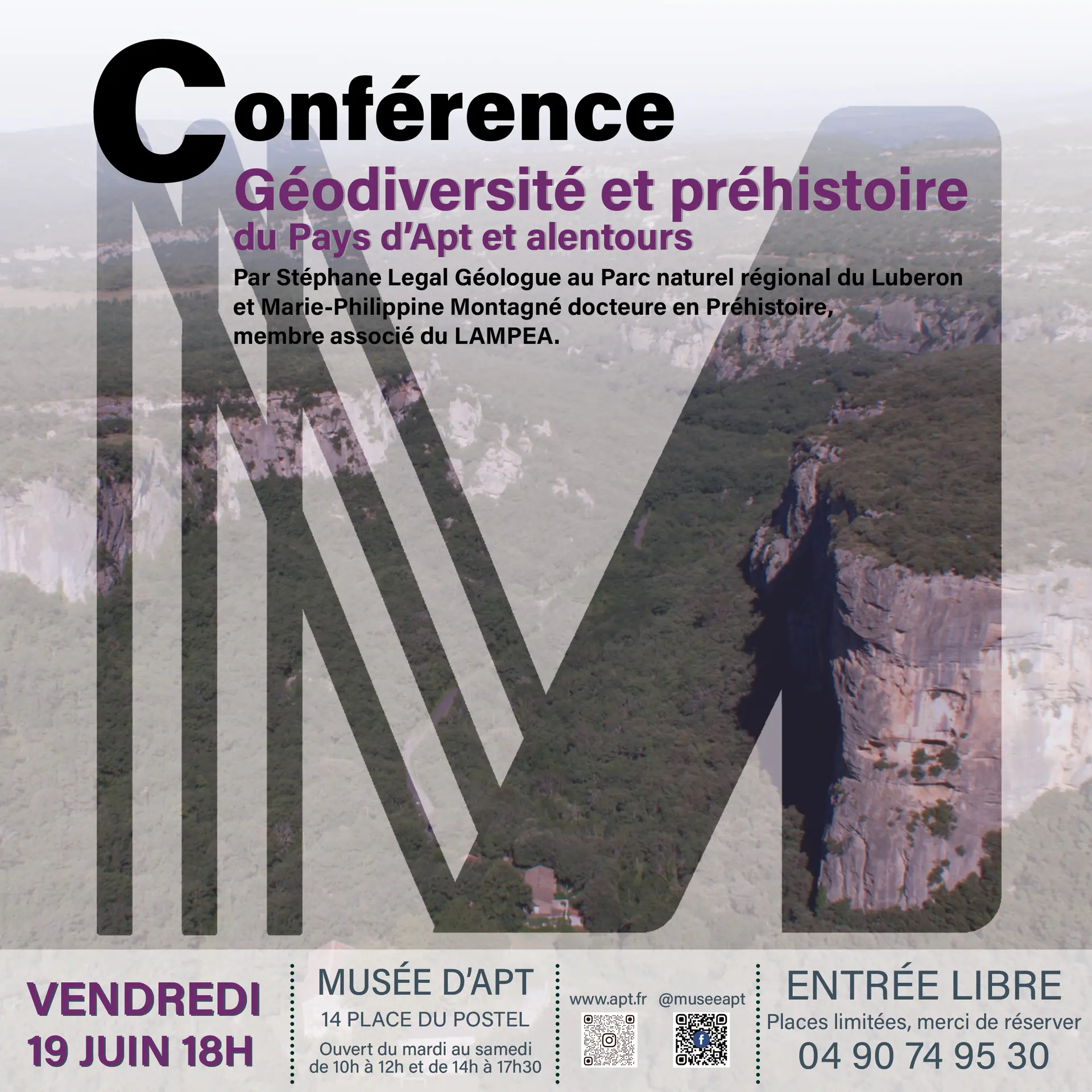 Conférence : Géodiversité et préhistoire du Pays d’Apt et alentours ...