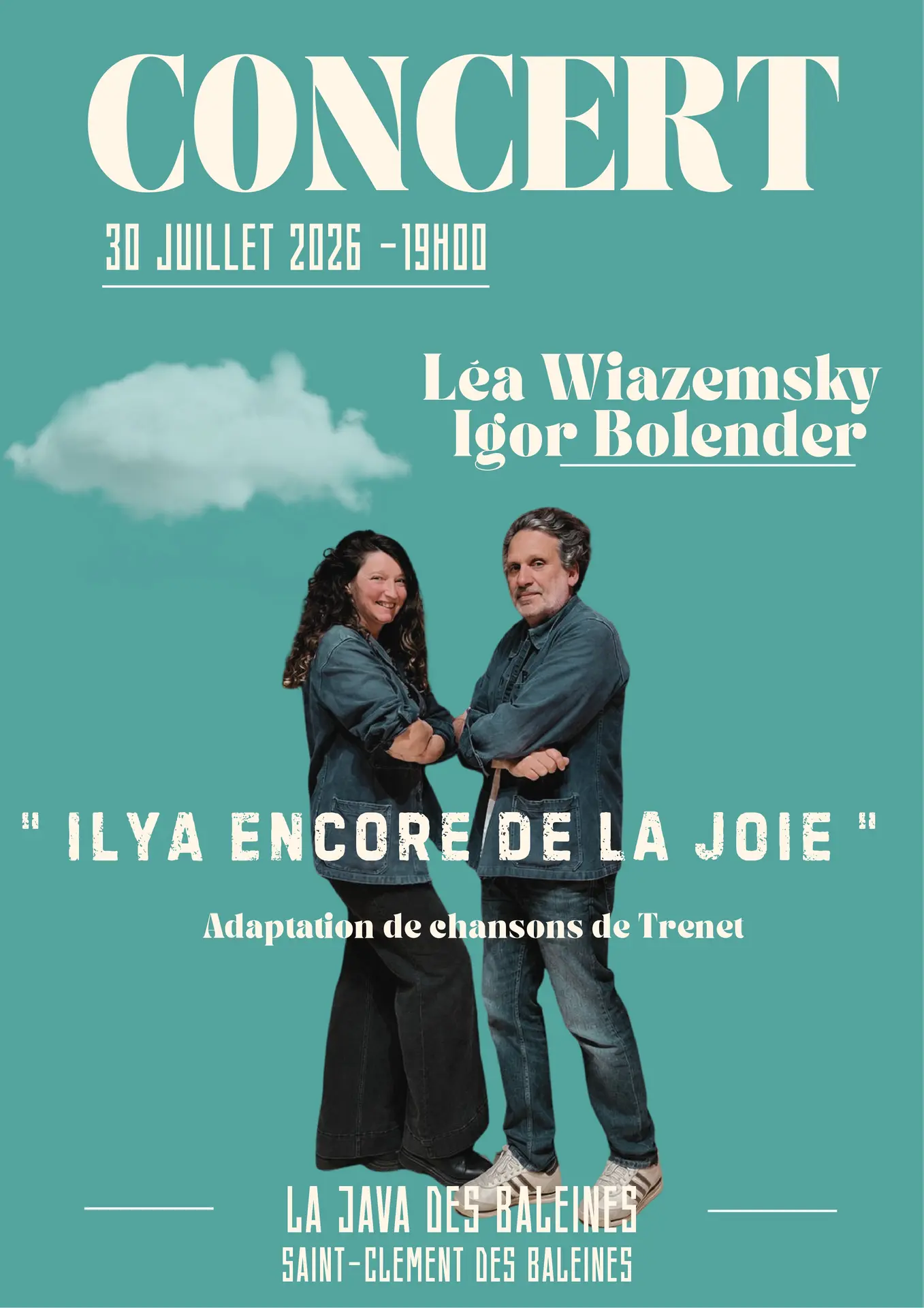 La Java des Baleines – Concert: ‘Il y a encore de la joie’ (Saint ...