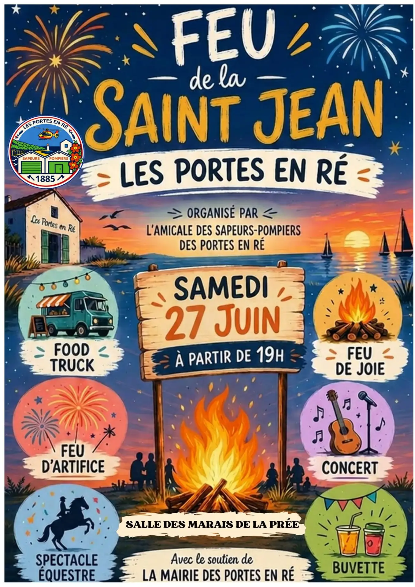 Feu de la Saint-Jean (Les Portes-en-Ré) | Destination Île de Ré – Site ...
