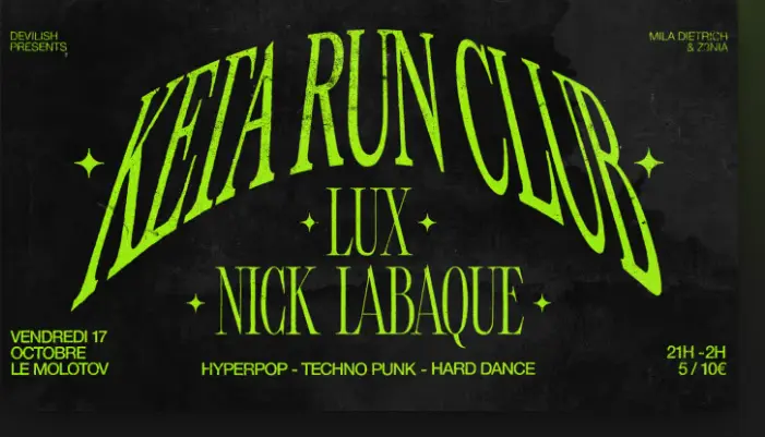 Keta Run Club + Lux + Nick Lalaque (Marseille 6ème) | Marseille Tourism