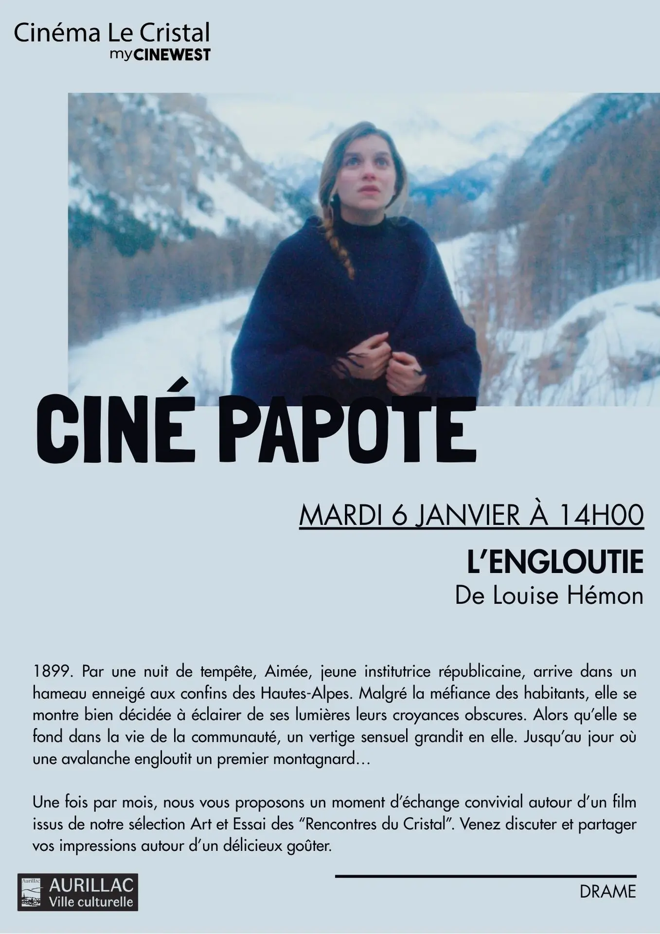 Ciné Papote: L’engloutie (Aurillac) | Pays d'Aurillac Turismo