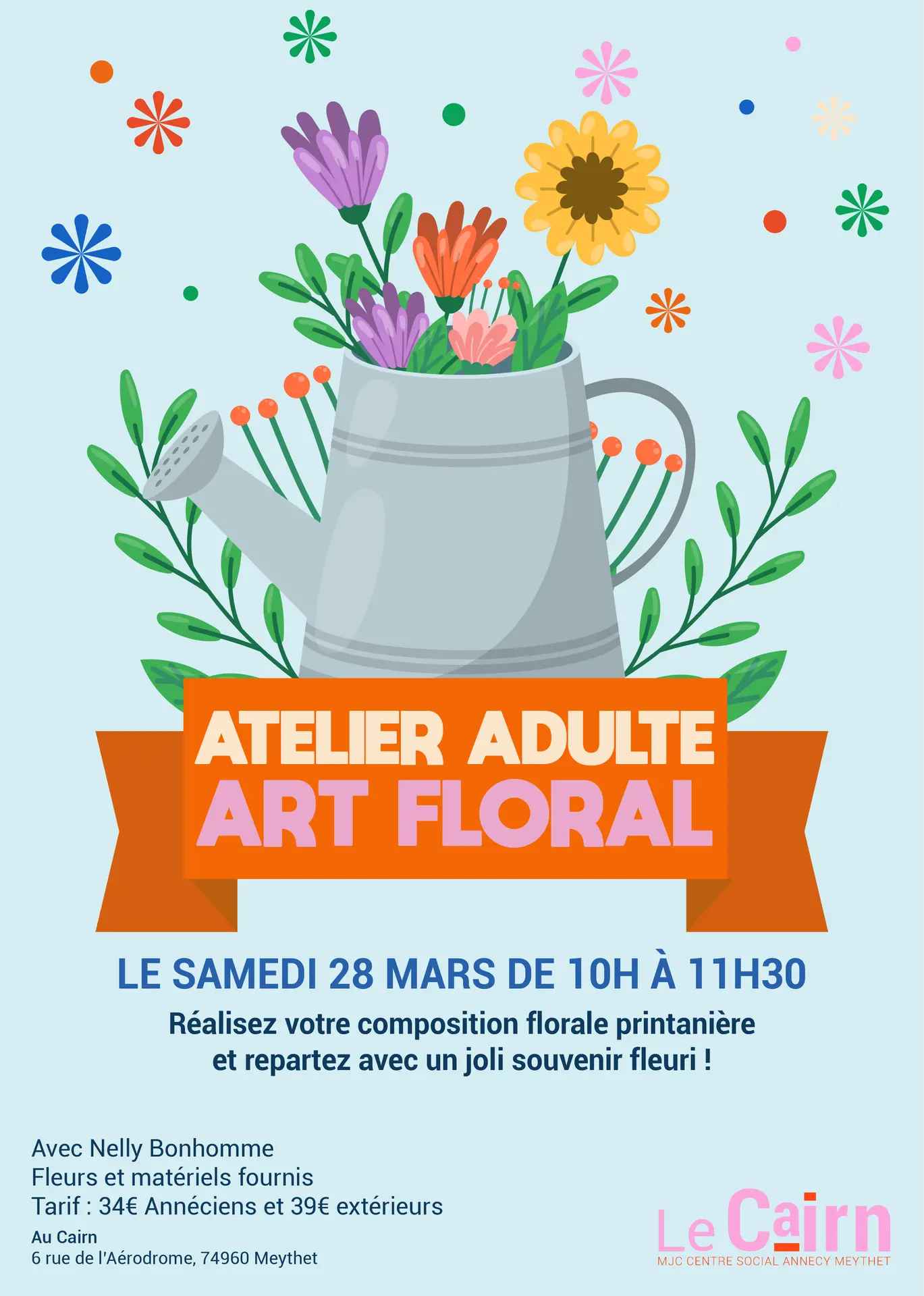 Atelier d’art floral pour adultes (Annecy) | Haute-Savoie Mont-Blanc