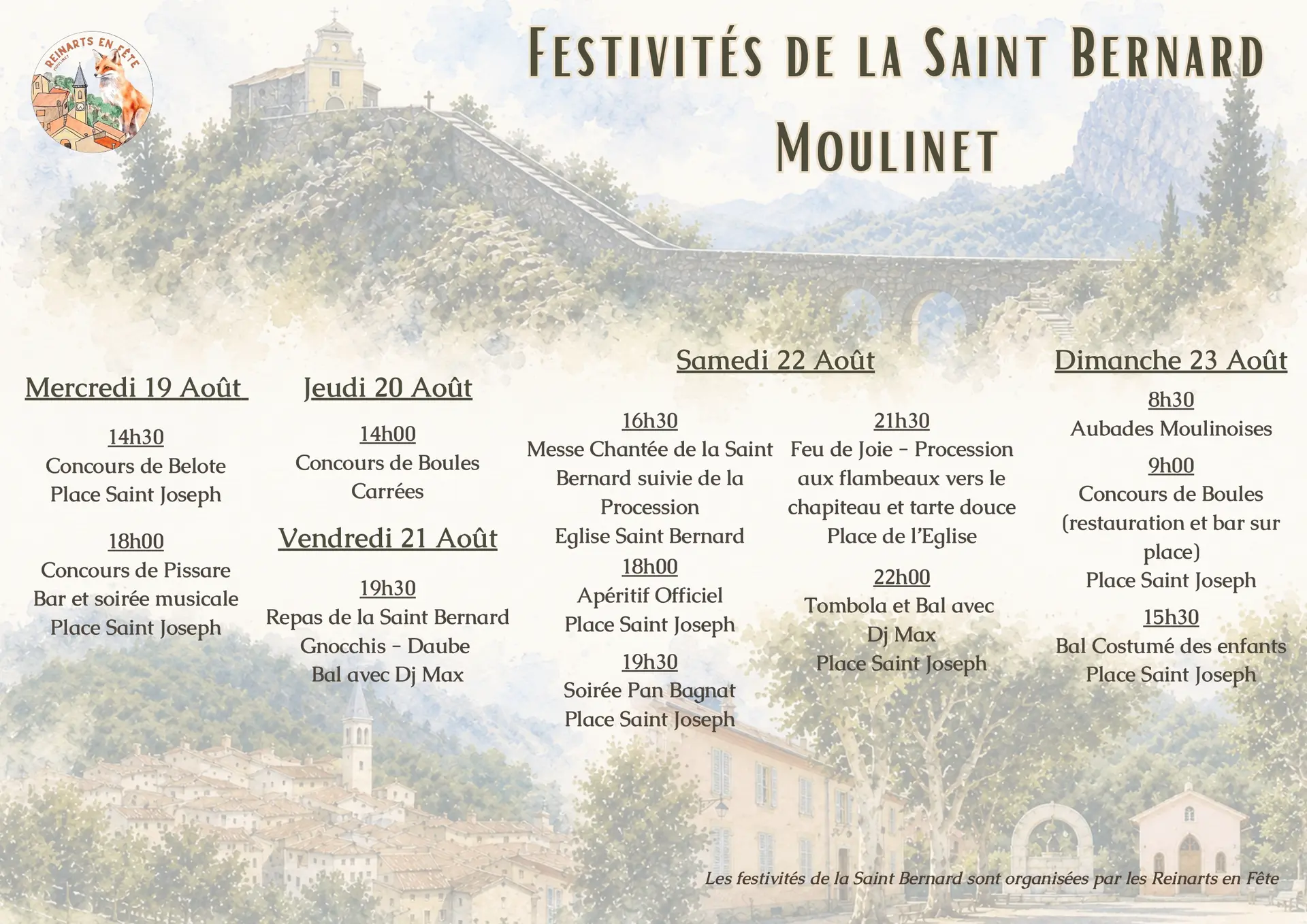 Saint Bernard Day Celebrations: Pissare Contest and Musical Evening ...