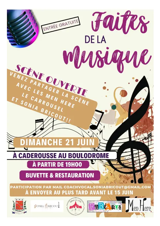 Scène ouverte : Faites de la Musique (Caderousse) | Provence-Alpes-Côte ...