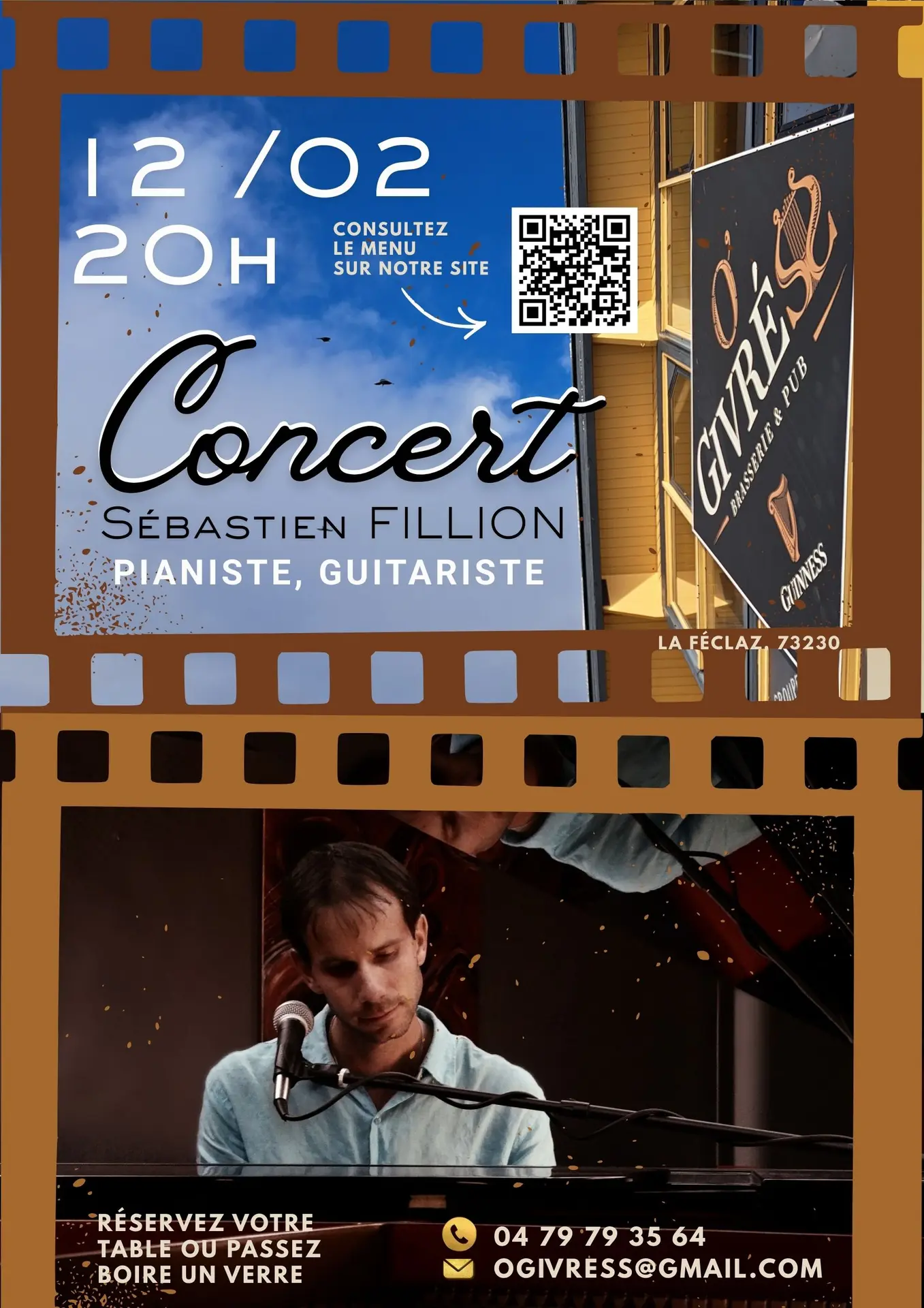 Concert de Sébastien Fillon : Pianiste -guitariste (Les Déserts ...