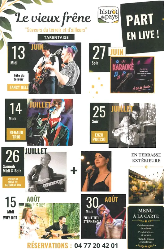 Le vieux frêne part en live – Repas concert « Fancy Hell » (Tarentaise ...