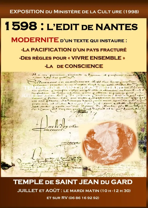 JEP 2026 : Exposition du Ministère de la Culture (1998) = 1598 L’édit ...