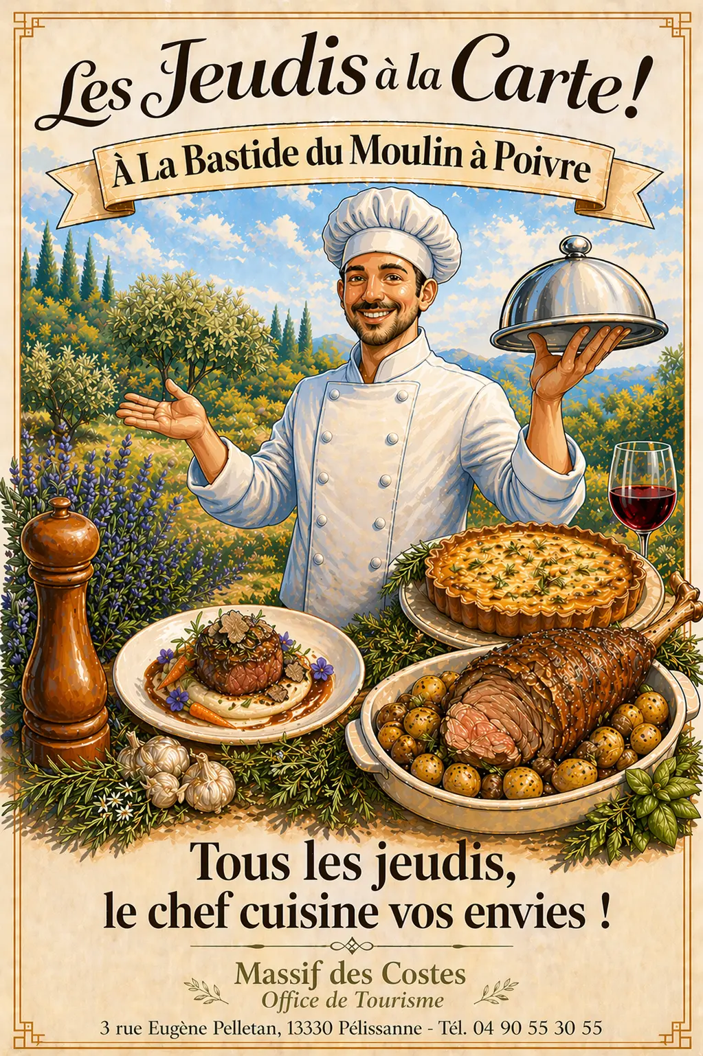 “A la carte” thursdays at Le Moulin à Poivre restaurant (Pélissanne ...