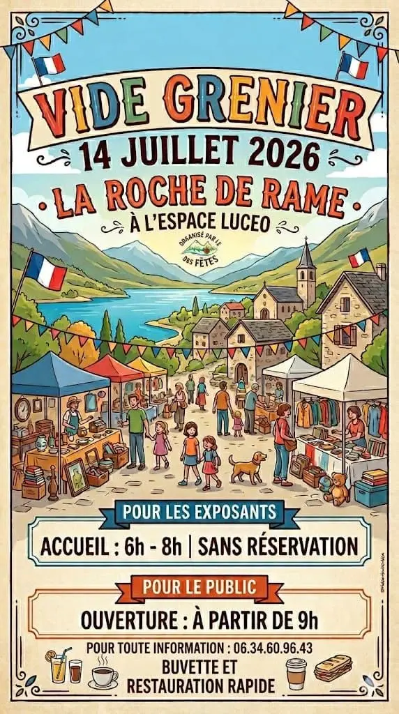 Vide grenier (La Roche-de-Rame) | Provence-Alpes-Côte d'Azur Tourism