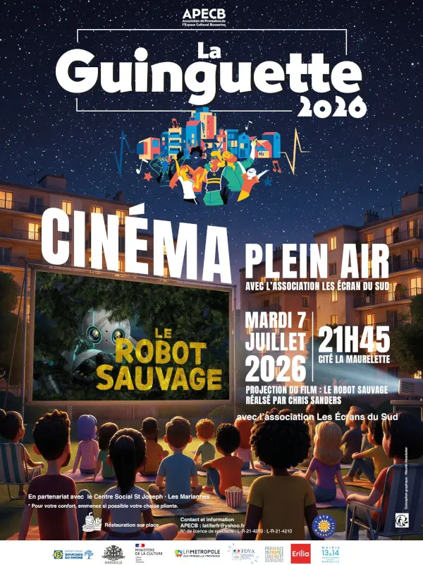 La Guinguette – Projection du film Robot Sauvage (Marseille 15ème ...