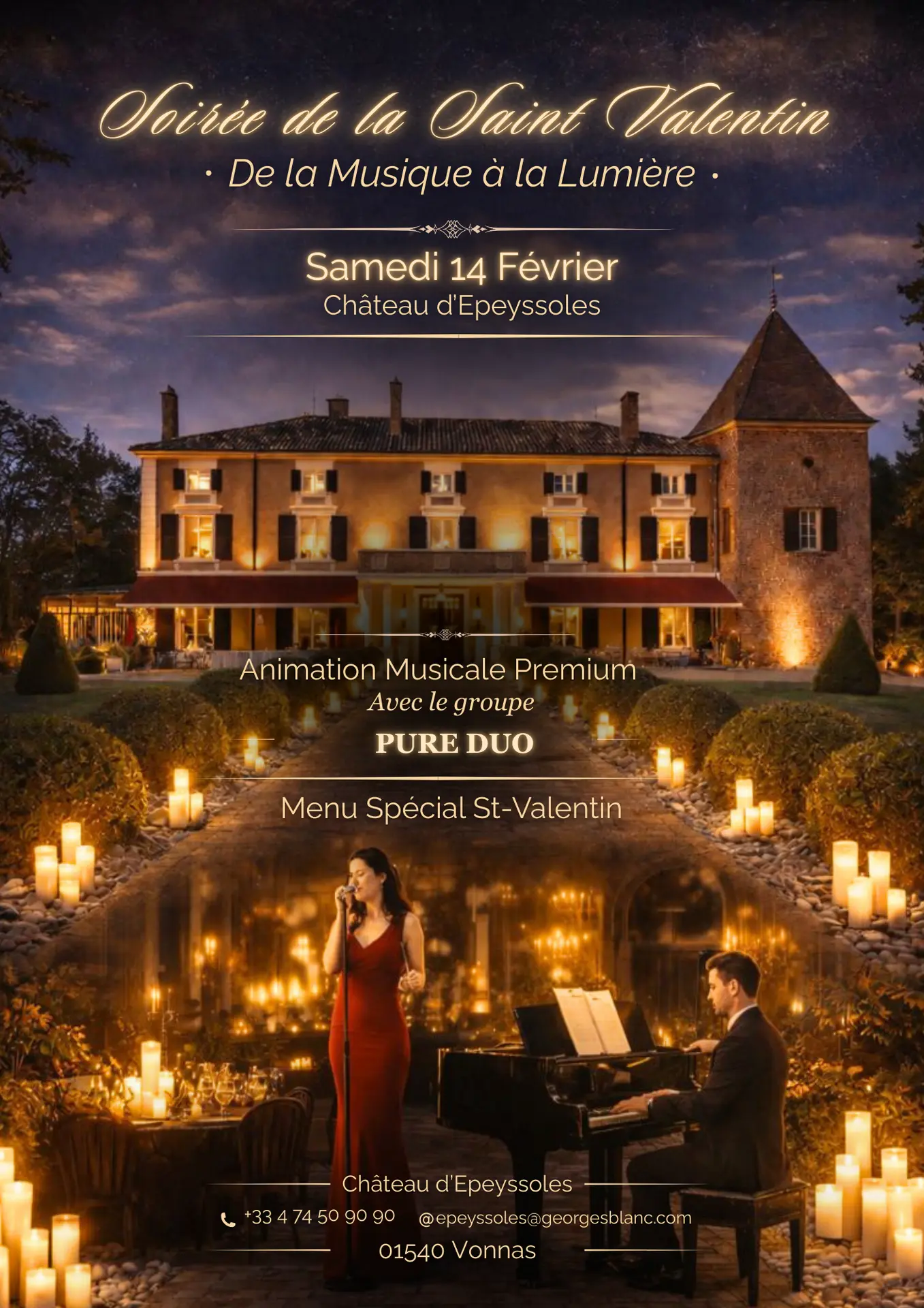 Soirée Saint-Valentin (Vonnas) | L'Ain