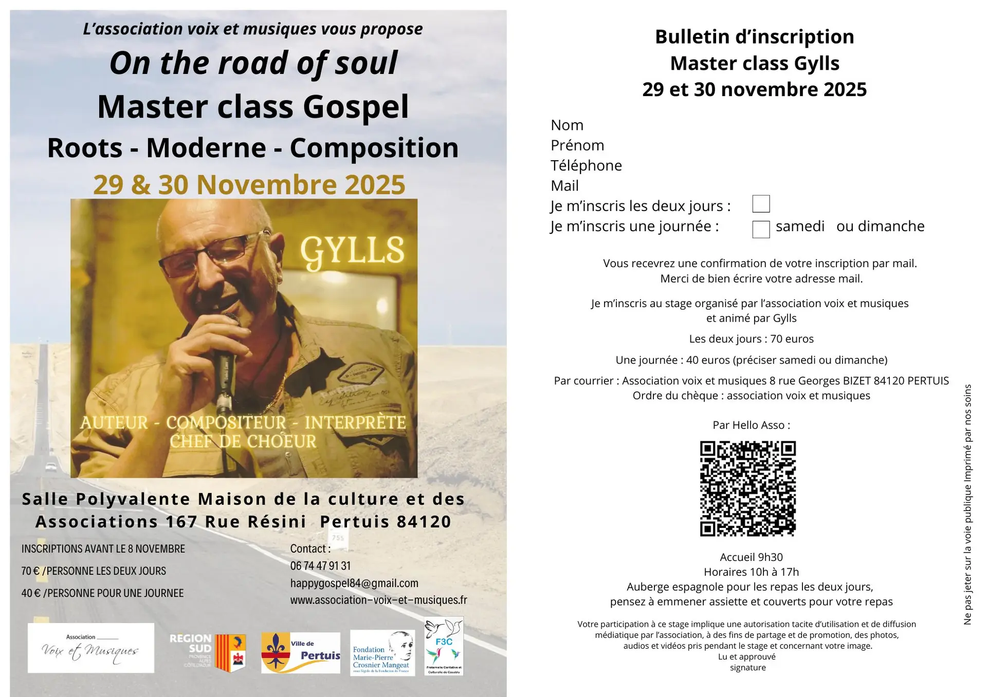 Master Class stage Chants Gospel (Pertuis) | Provence-Alpes-Côte d'Azur ...