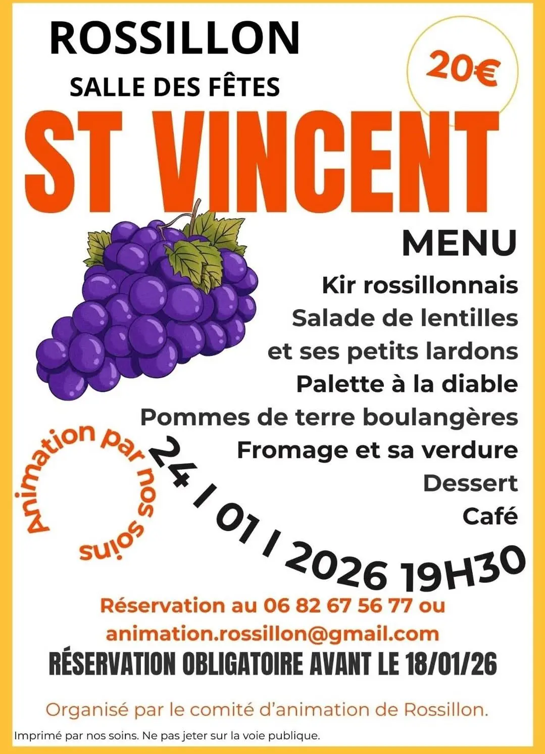 Repas de la Saint Vincent (Rossillon) | Office de Tourisme Bugey Sud ...