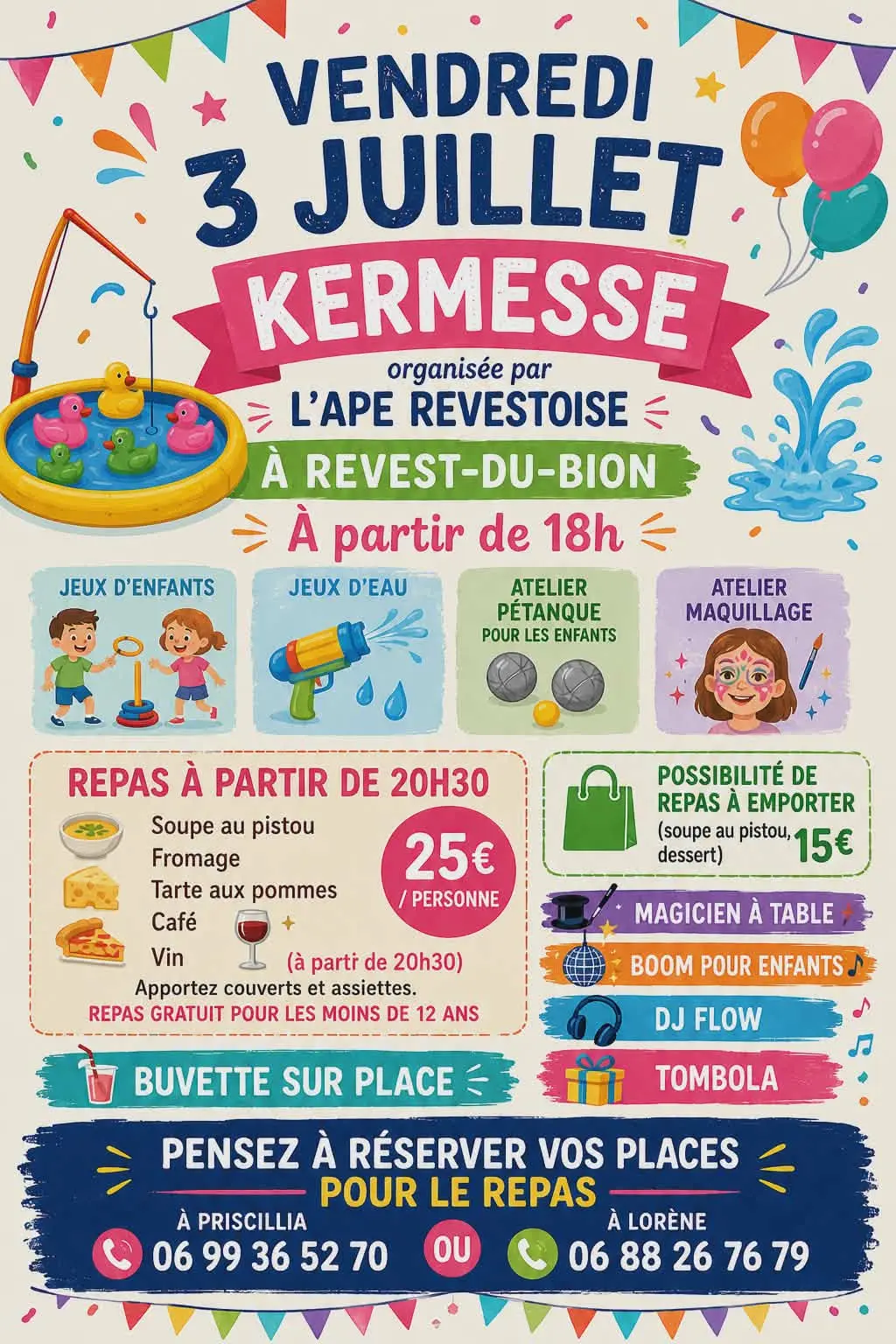 Kermesse et repas spectacle (Revest-du-Bion) | Provence-Alpes-Côte d ...