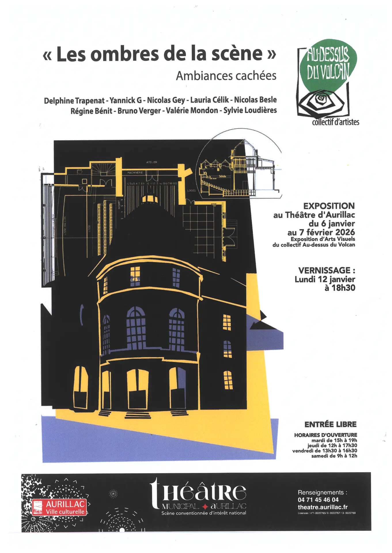 Exposition “Les ombres de la scène” (Aurillac) | Pays d'Aurillac Tourism