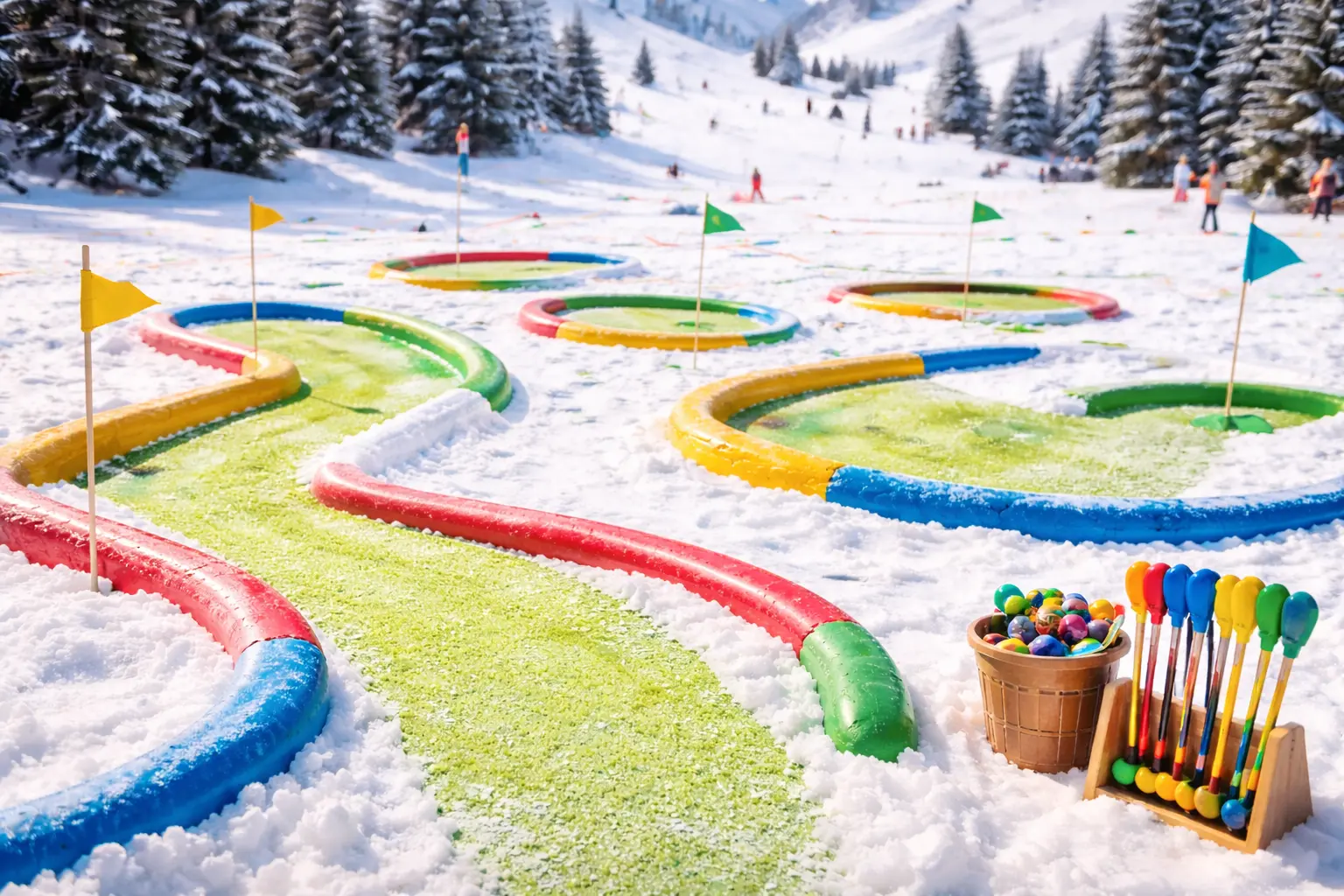 Snow Mini Golf (Pra Loup 1600, Uvernet-Fours) | Provence-Alpes-Côte d ...