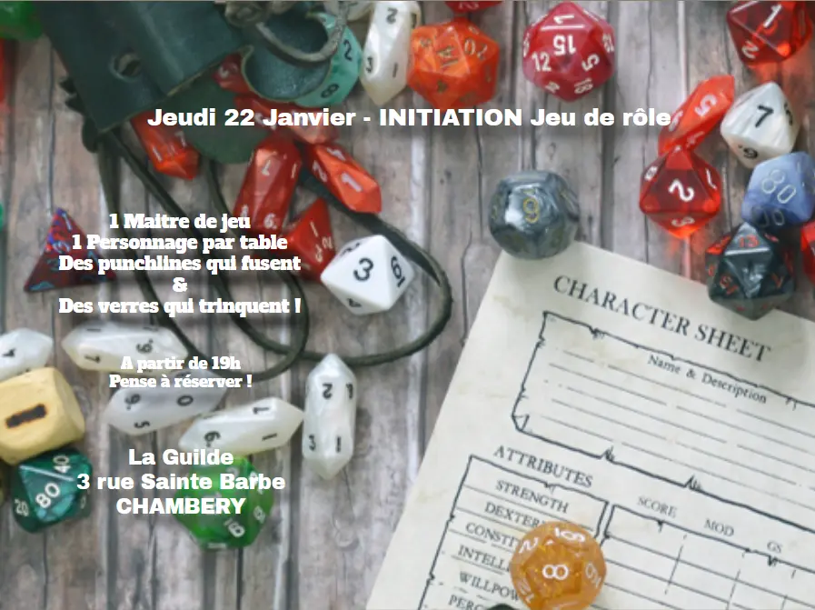 Initiation : Jeu de rôle (Chambéry) | chambery